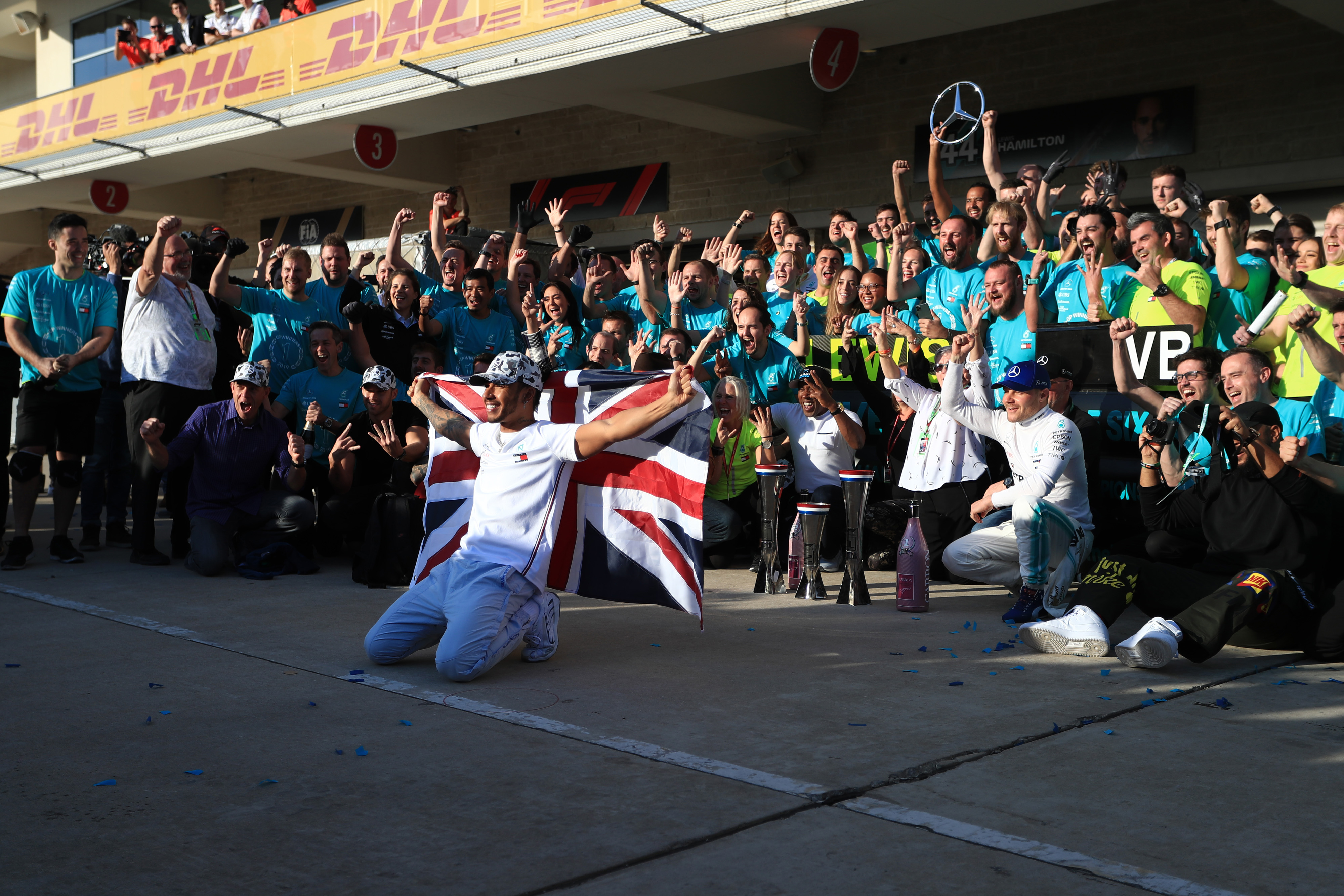 2019 USA GP - Lewis Hamilton WDC Celebrations | Octane Photos
